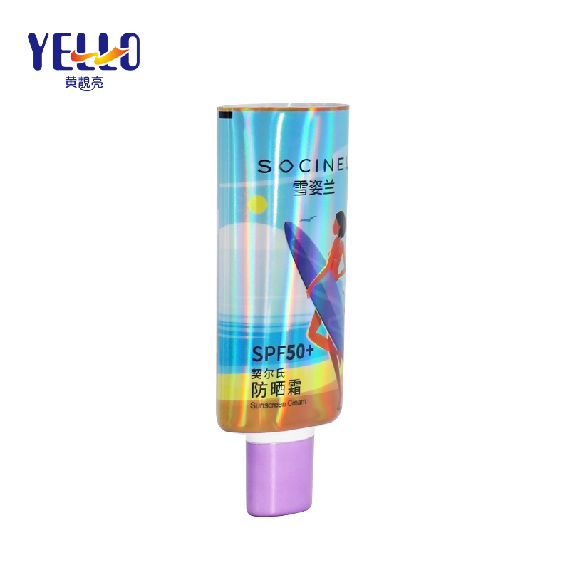 Fancy 30g Sunscreen Cream Cosmetic Tubes With Private Logo - Yello ...