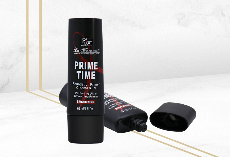 Custom Black 30g 1 OZ Cosmetic Squeeze Tubes For Foundation Primer