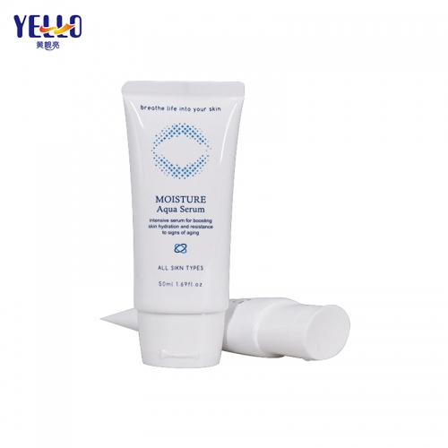 Empty Refillable Squeeze Tube For Lotion, Hand Cream Tube With Flip Cap