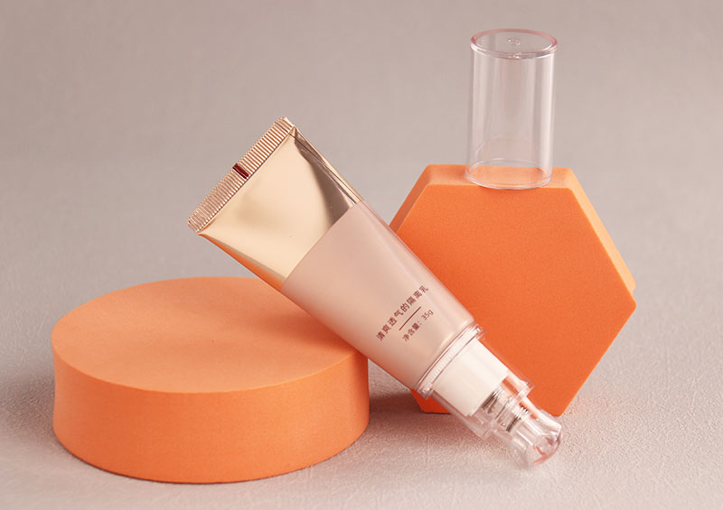 Luxury 35g Airless Pump Laminated Cosmetic Tubes for Makeup Primer